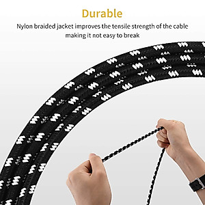 Donner Electric Drum AMP 35-Watt Electronic Drum Amplifier & Electric Instrument Cable 10 ft