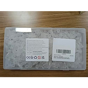 AIEX 300pcs Syringe Tip Caps for Luer Lock, Dispensing Needle Tip Cap Syringe Caps Syringe Plug with Storage Box for Syringe Sliding Tip (Clear)