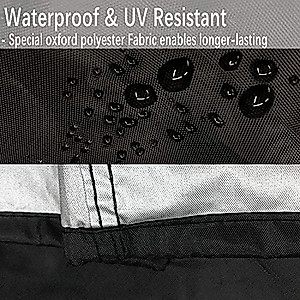 Grill Covers, 40 inch Waterproof & Anti-UV BBQ Grill Cover Use for Weber Char-Broil Grills and More Brand - 40" L x 24" W x 59" H