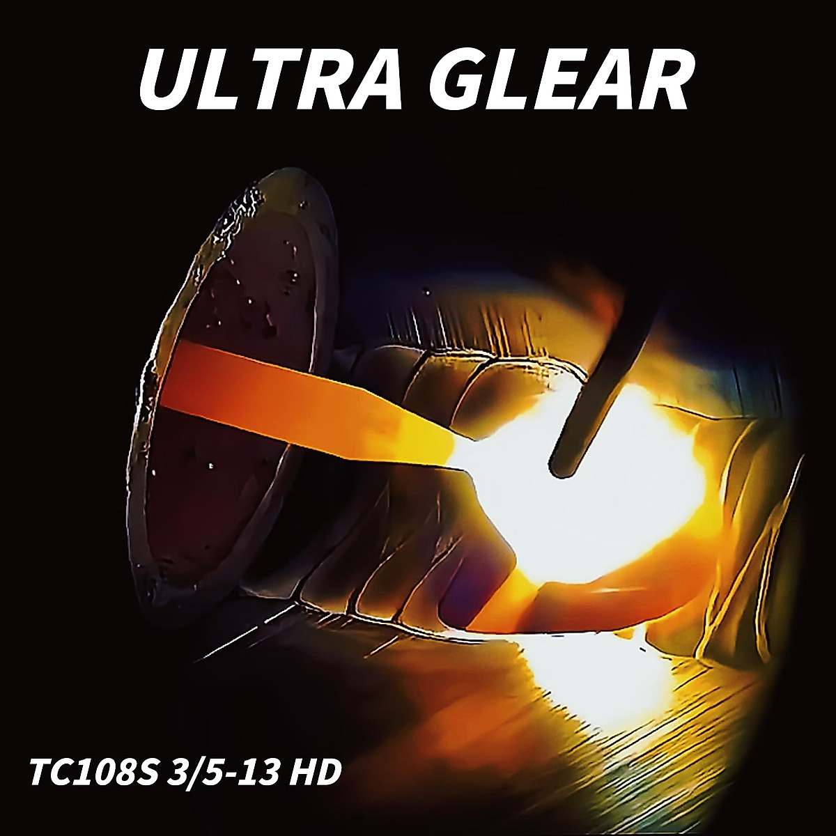 HD Shade 5-13 2x4 1/4 Auto Darkening Welding Lens, Adjustable HD Welding Lens 2x4 with True Color Blue Technology, 2x4 Welding Lens Replacement for Standard Welding Hoods and Welding Helmets