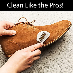 Shacke Suede & Nubuck 4-Way Leather Brush Cleaner