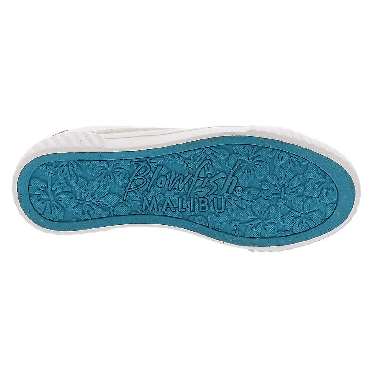 Blowfish Malibu Willa White Tumble/Light Grey Faux Suede 7 M