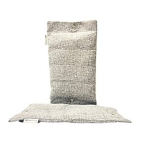 Bamboo charcoal air purifying bag | 2 HEAVY-DUTY, LARGE FLAT (2x350g) CHARCOAL BAGS odor absorber | Activated bamboo charcoal bags | Odor eliminator for strong odor| Charcoal odor absorber