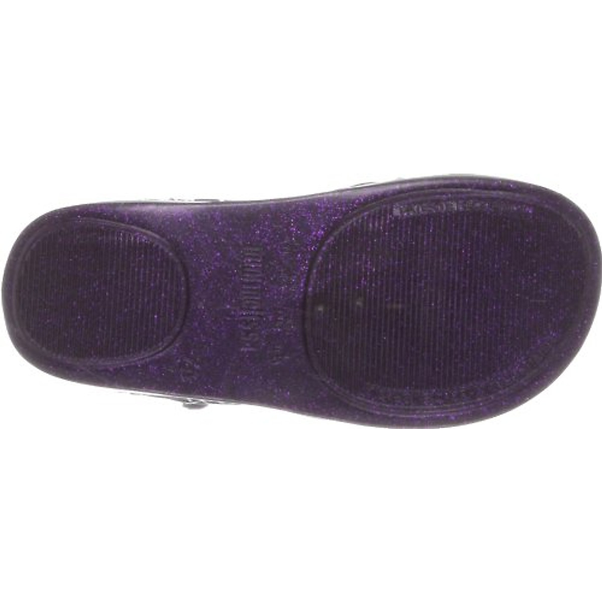 Mini Melissa Mini Campana Zig Zag IX Mary Jane Sneaker (Toddler),Purple,6 M US Toddler