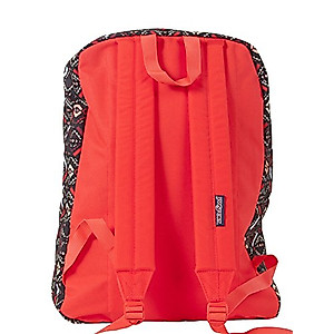 JanSport T501 Superbreak Backpack - Coral Dusk Tribal Mosiac