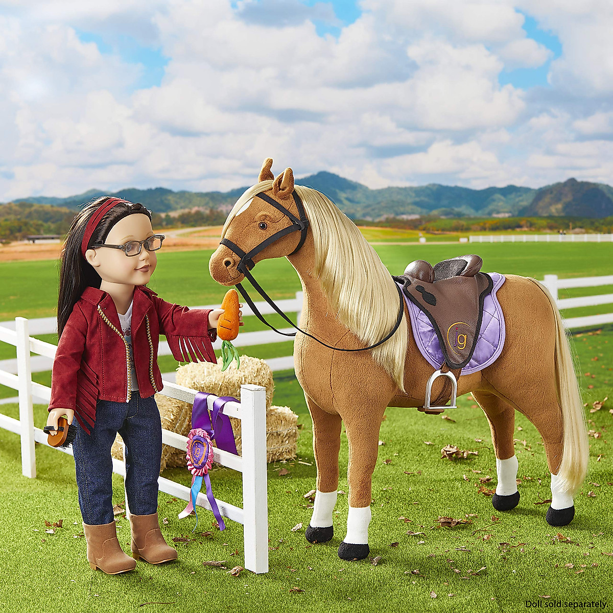 Journey Girls Pretty Palomino Pony, Kids Toys for Ages 6 Up by Just Play