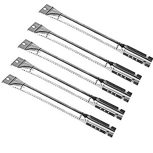 Sunshineey 14 3/8 inch Burner Tubes Replacement for Charbroil 463420508 463420509 463420511 463440109 463441312 463441514 463461613 Gas Grill, Stainless Steel, G431-0300-W2, 5-Pack
