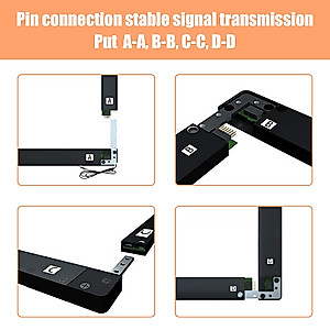 Senisway 43 Inch Interactive 20 Points Multi-Touch Infrared Touch Screen Overlay, IR Touch Screen Panel, Infrared Touch Frame USB Free Driver HID Compatible