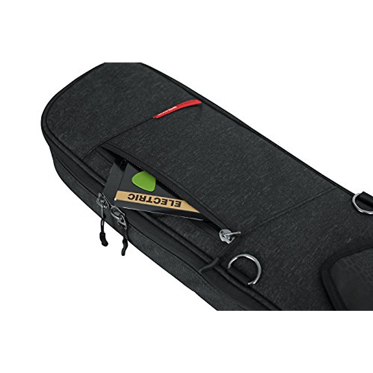 Gator Cases Transit Series Electric Guitar Gig Bag; Charcoal Black Exterior (GT-ELECTRIC-BLK)
