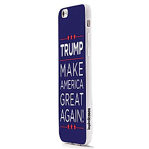Inspired Cases - 3D Textured Galaxy Note 10 Case - Rubber Bumper Cover - Protective Phone Case for Samsung Galaxy Note 10 - Trump - Make America Great Again - Blue
