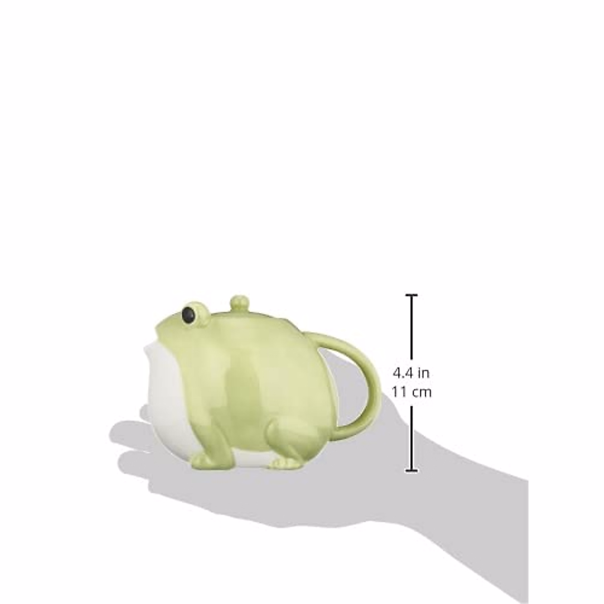 SAN3293 Cute Tableware Teapot & Tea Cup Set, Frog Parent-Child, 20.3 fl oz (600 ml), 5.1 fl oz (140 ml)