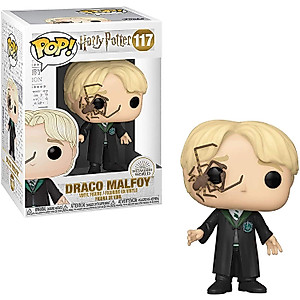 HARRY POTTER - Draco Malfoy with Whip Spider Funko Pop! Vinyl Figure (Bundled with Compatible Pop Box Protector Case)