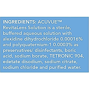Accuvue RevitaLens Multi-Purpose Disinfecting Solution 12 oz (Pack of 2) - New Version