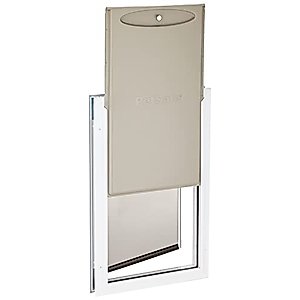 PetSafe, Staywell, Aluminium Pet Door, Solid Design, Easy Install, for Pets Up to 45 kg - (Large),White