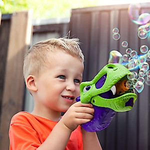 Gazillion Bubbles Roarin Rex Bubble Blaster Bubble Gun