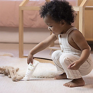 EllaOla Organic Protective Baby Diaper Rash Cream for Sensitive Skin - 14% Zinc Oxide Rash Ointment Cream Soothes Irritation, Protects from Chafing and Inflammation, Fragrance Free | 3 fl. oz.