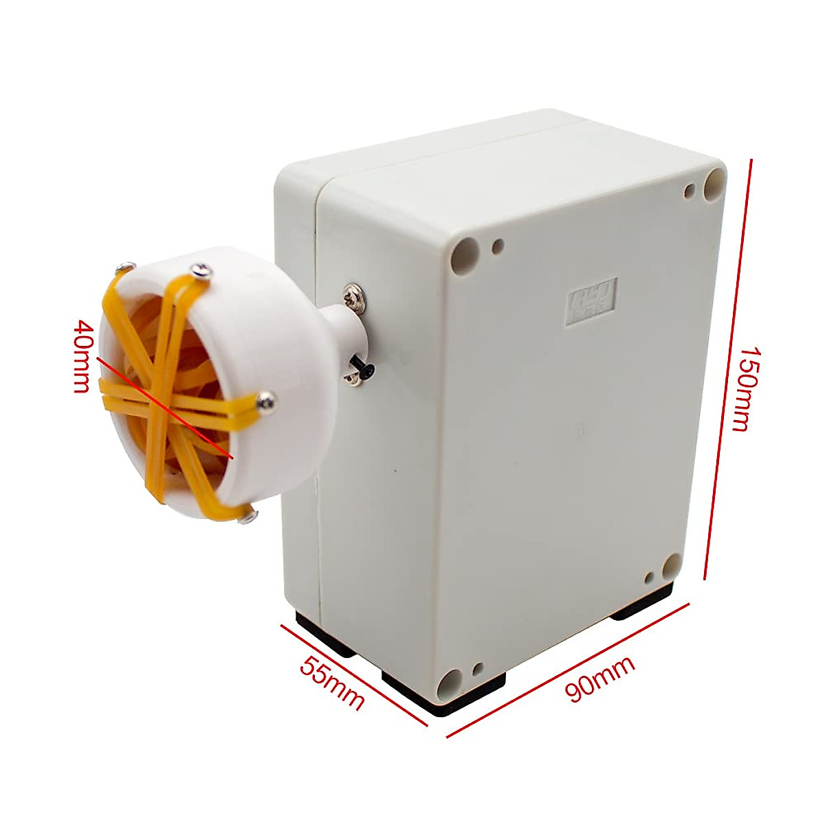 Portable Professional Lure Fishing Rod Winding Machine DIY Fishing Rod Epoxy Resin Rotating Gluing Machine 0-30RPM Adjustable