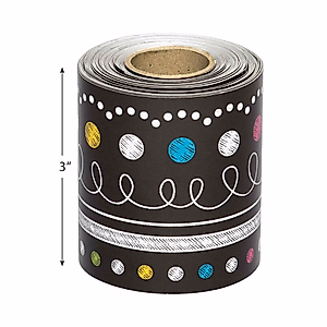 Teacher Created Resources Straight Rolled Trim Border/Trimmer Set, Multicolor, 8947