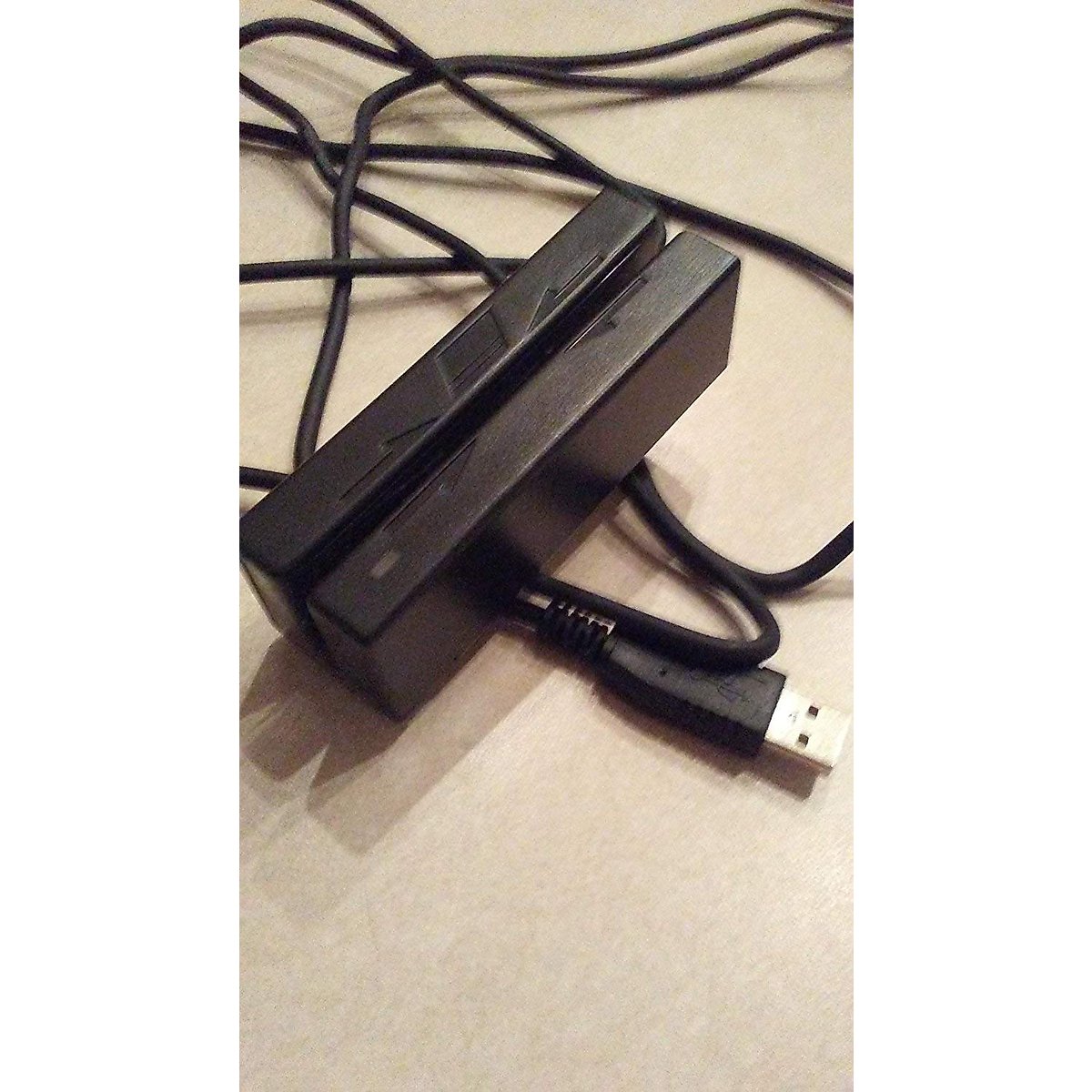 MagTek 21040102 Triple Track Magnetic Stripe Mini Swipe Reader with USB HID Interface Emulation and 6' Cable, Black