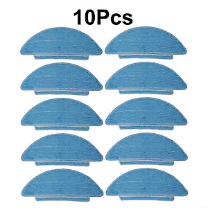 4/10pcs Replacement Vacuum Mop Cloth for PADS for Tikom L9000, for Lubluelu SL60D,for L-6 Nex,Washable Mop Pad Robot Sweeper Accessories(10 PACK)