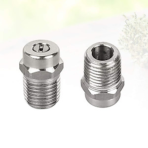 Happyyami 2pcs Sprayer Connector Pressure Cleaner Washing Connect Power Sprayers High Pressure Water Hose Nozzle Diamond Art Industrial Hose Nozzles Sector Car Wash