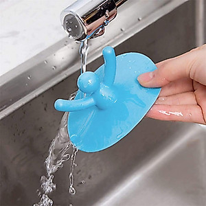 WLA Home Kitchen Washroom Bathroom Shower Waterproof Silicone Sink Plug Water Sink Bathtub Drainage Stopper Tool (Color : C)