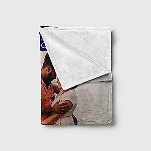 Custom Collage Fleece Blanket, Ships from US - Print Your Pictures (3 Photos) - Personalized Collage Throw Blanket for Women, Men, Cats, Dogs