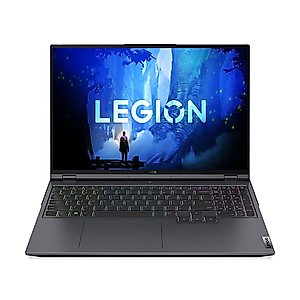 Lenovo Legion 5 Pro Gaming Laptop, 2023, 16" 2560 x 1600 165 Hz, Intel Core i7-12700H 14-Core, NVIDIA GeForce RTX 3050 Ti 4GB, 24GB DDR5, 1TB SSD, Windows 11 Home, RGB Backlit Keyboard, Storm Gary