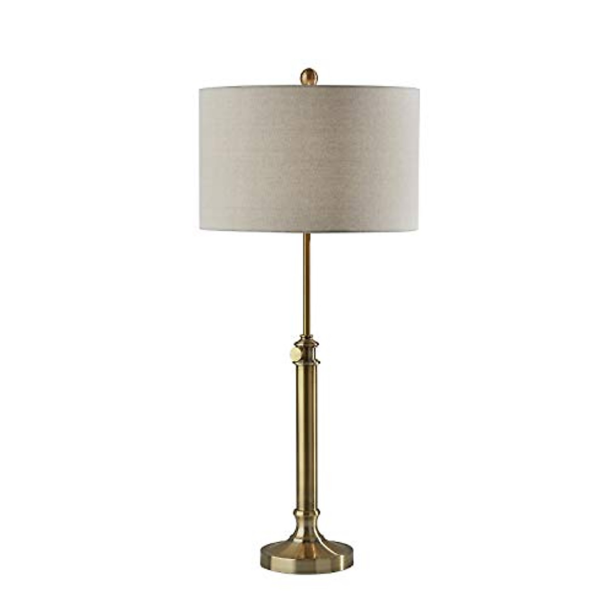 Adesso Home SL1165-21 Transitional Table Lamp from Barton Collection in Brass-Antique Finish, 15.00 inches, Bronze