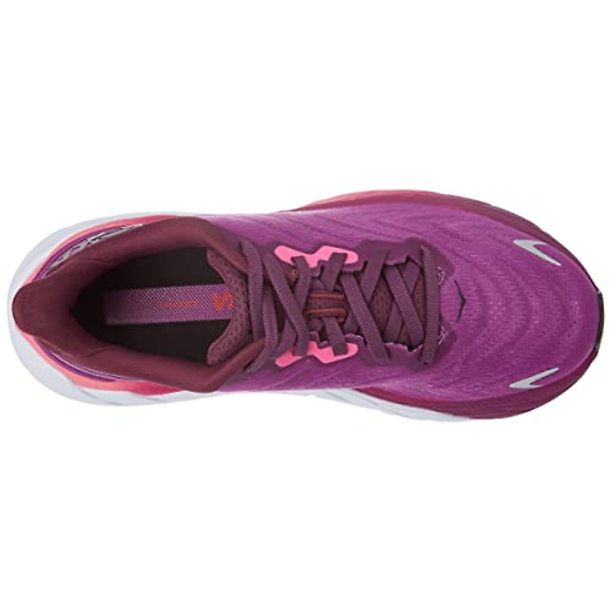 HOKA ONE ONE Women's Running Shoes, Grape Wine Beautyberry, 7