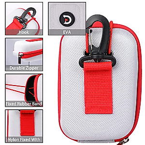 ACHIX Golf Rangefinder Hard Shell Case Compatible with Bushnell/Callaway, Universal Range Finder Carry Bag with Carabiner Belt Clip