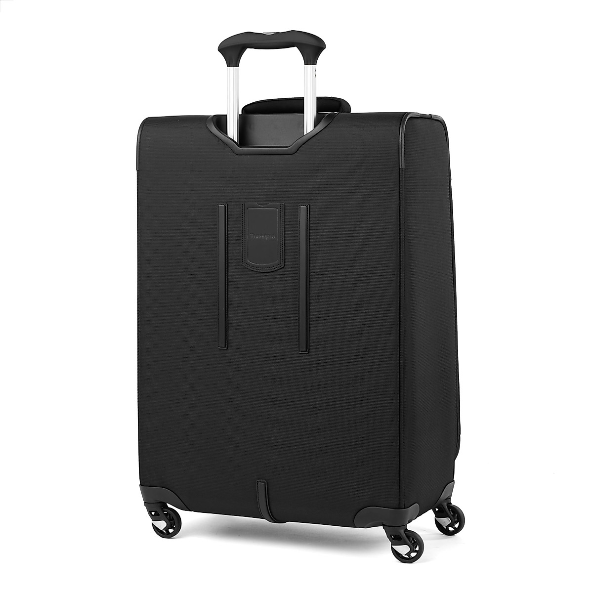 Travelpro Maxlite 5 Softside Expandable Luggage with 4 Spinner Wheels, Lightweight Suitcase, Men and Women, Black, Checked-Medium 25-Inch