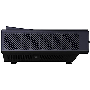 Hisense PX1 4K UHD Triple-Laser UST Ultra Short Throw Projector, 2000 Lumens, Android TV, HDR10, 30W (Stereo) Dolby Atmos, Dolby Vision, Built-in Alexa and Google Assistant