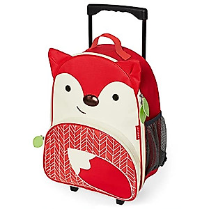 Skip Hop Kids Rolling Backpack, Zoo, Fox