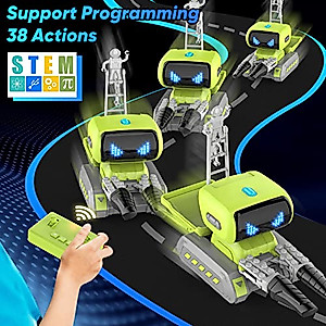 Uarzt Robot Toys for Kids 3-5 5-7 8-12, [12.5 Inch] RC Programmable Robots for Kids 3-5 6-8 8-12, Remote Control Robot, for 3 4 5 6 7 8-12 Year Old Boys Girls Kids Birthday 2022