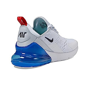 Nike Air Max 270 (Big Kid) White/Black/Pure Platinum/Light Photo Blue 7 Big Kid M