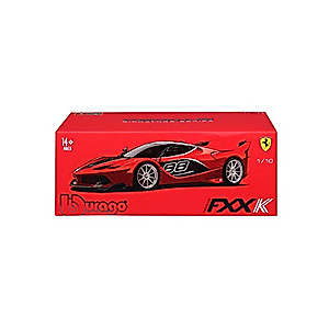 Bburago 18-16907RD Signature 1/18 Scale Diecast - 18-16907 Ferrari FXX K Supercar Red, Multicolor