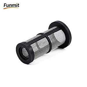 Funmit in-Line Filter Screen 48-222 Replacement for Zodiac Polaris 180, 280, 380, 3900 Model Pool Cleaner in-Line Filter Screen 48-222 (2 Pack)