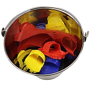 Zikimed Equine Dental - Bucket with Brush 12L Economy and with 3-Brush 12L Economy Range