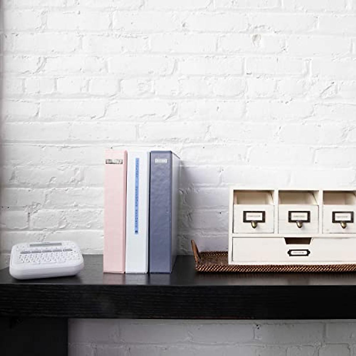 Brother P-Touch PTD220 Home/Office Everyday Label Maker | Prints TZe Label Tapes up to ~1/2 inch, White