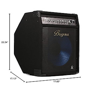 Bugera BXD15A 1000 Watt Bass Amplifier with Original 15" Turbosound Aluminum-Cone Speaker, MOSFET Preamp, Compressor and DYNAMIZER Technology