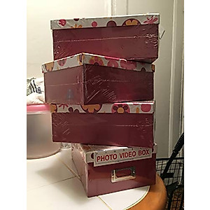 Pioneer BDC-1 Photo, CD & DVD Storage Box, Printed Designs (may vary)