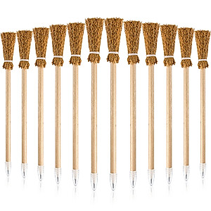 Zonon Witch Broom Pencils, 12 Pieces, Halloween Party Favors, Suitable for Kids, Teens, Adults, Classroom Supplies