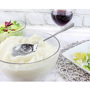 King International Stainless Steel Dinnerware set of 50 Pc, Plate set, Dishes, Metal Plates, Camping plates set, Dinner Set, Full Quarter Plate, Curry Dessert Bowl, Glass, Spoon, Fork, Serving Spoon