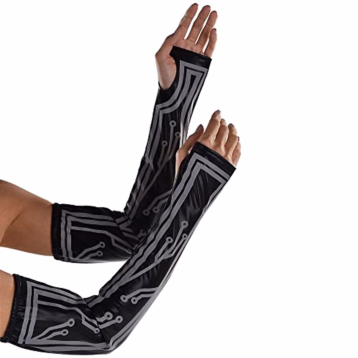 Cyberpunk Gloves | Black/Gray | 2 Pcs.