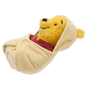 Disney Store Official Babies Collection: 10-Inch Winnie The Pooh Plush in Swaddle - Official Soft Toy for Fans & Kids