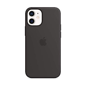 Apple iPhone 12 Mini Silicone Case with MagSafe - Black