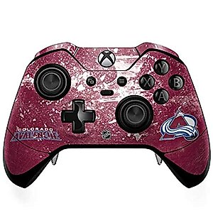 Skinit Decal Gaming Skin Compatible with Xbox One Elite Controller - Officially Licensed NHL Colorado Avalanche Frozen Design