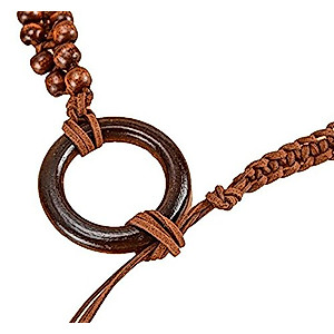 Cinlan Women's Bohemian Style Rope Braid Waist Belt (Style8), Medium