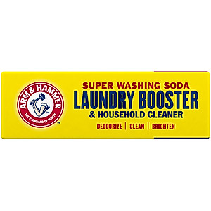 Arm & Hammer Super Washing Soda Detergent Booster & Household Cleaner, 55oz.